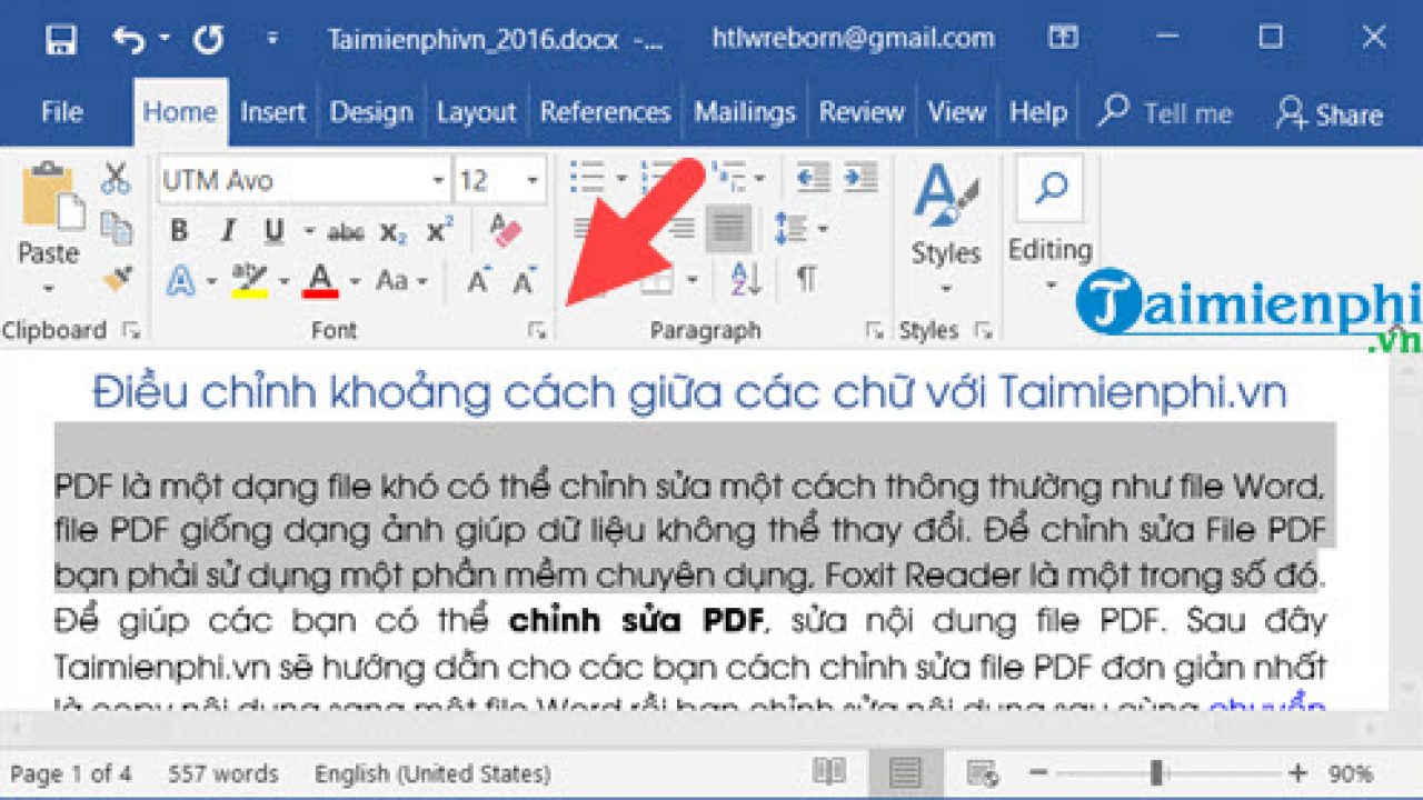 Hướng dẫn chi tiết cách điều chỉnh phông chữ trong word để tài liệu đẹp ...